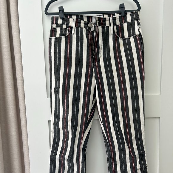Frame Denim | Jeans | Frame Le Sylvie Lender Straight Pinstripe Jeans ...